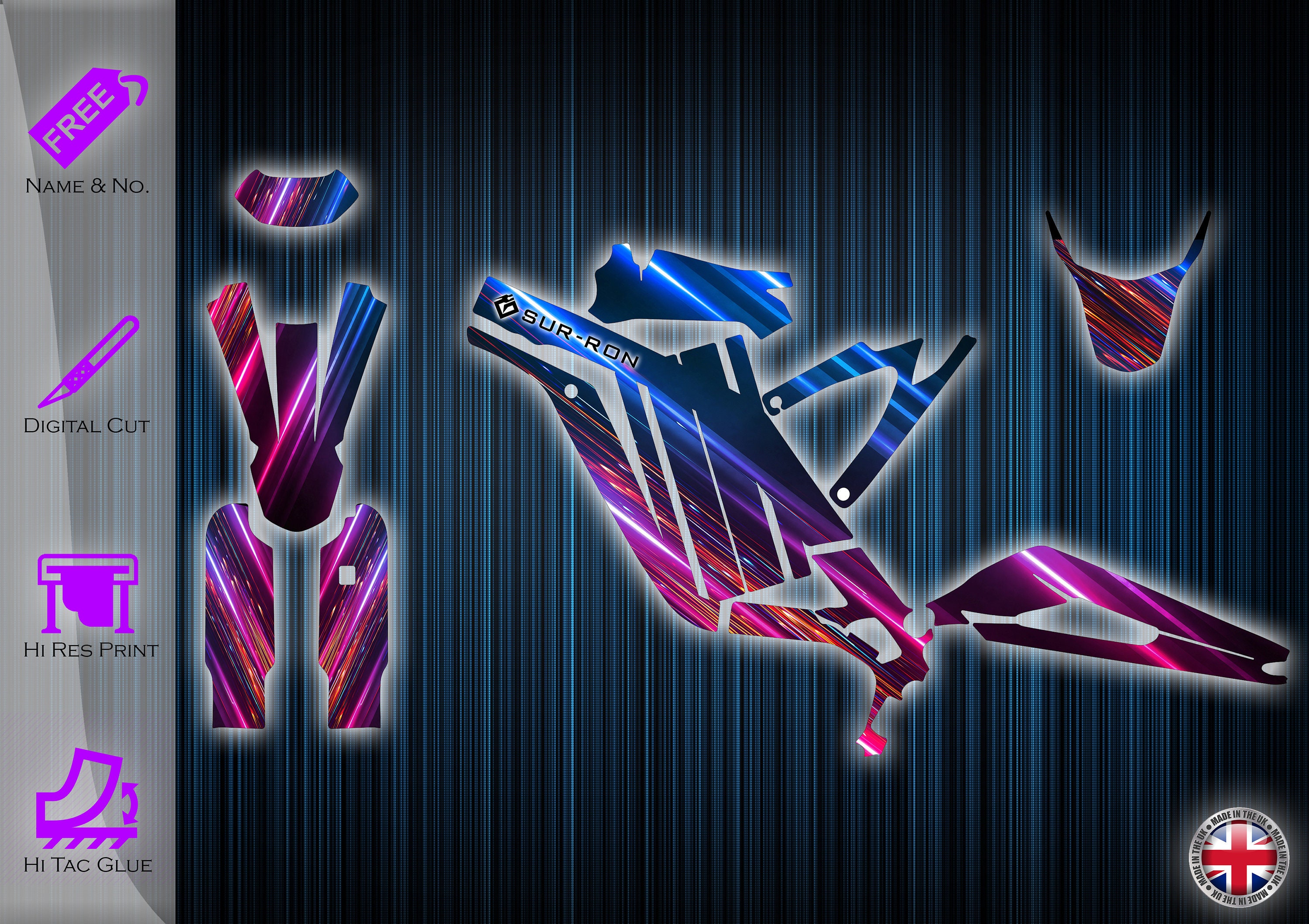 Sur-ron Graphics kit Sur Ron Sticker kit Segway Graphics | Etsy