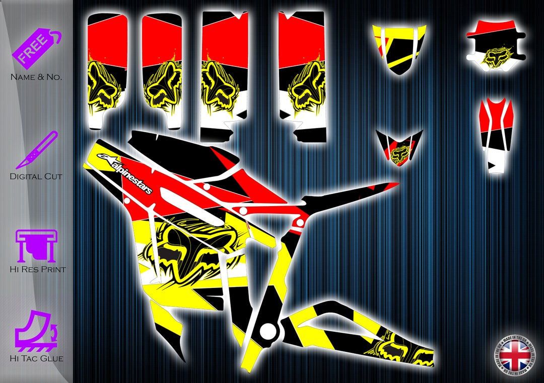 Talaria Sting Graphics , Talaria Sticker Kit, Decals, MX3/ MX4 Talaria ...