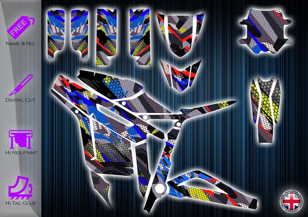 Talaria Sting Graphics , Talaria Sticker Kit, Decals, MX3/ MX4 Talaria ...