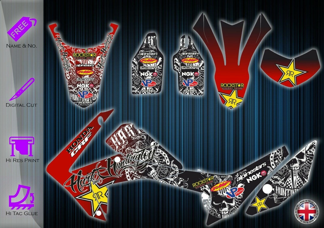 Honda Crf250l Stickers Crf Graphics Kit Crf250 L Decals Graphics Kit ...