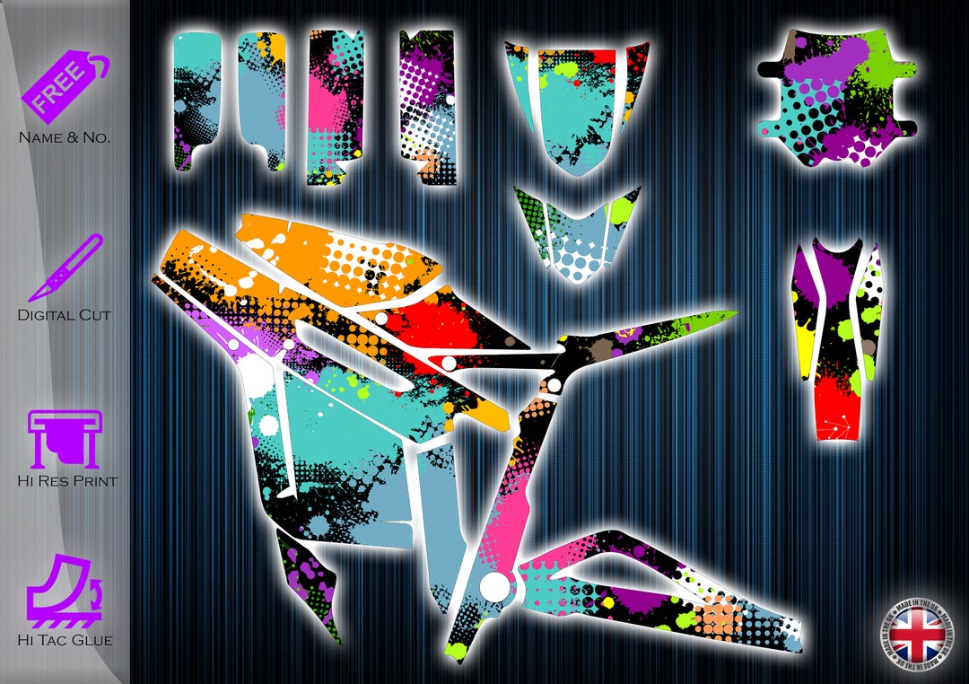 Talaria Sting Graphics Kit: MX3, MX4, MX5 Decals - Etsy