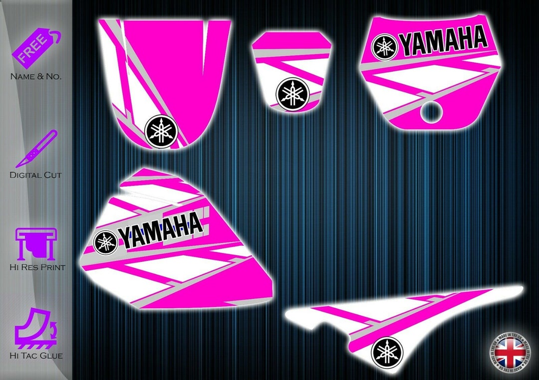 Yamaha Pw80 Stickers Pw 80 Graphics Kit Pw80 Decals Pw 80 Graphics Kit ...