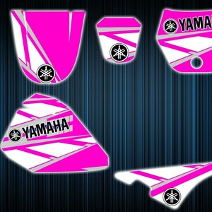 Yamaha Pw80 Stickers - Pw 80 Graphics Kit - Pw80 Decals - Pw 80 ...