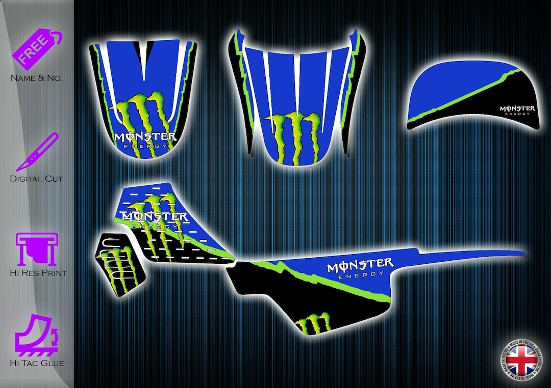 Yamaha Pw50 Stickers Pw 50 Graphics Kit Pw50 Decals Pw - Etsy