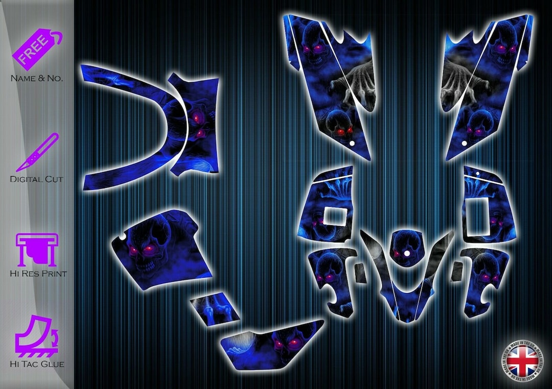 Quadzilla 250e Stickers - Graphics Kit - Quadzilla 250 E Decals ...