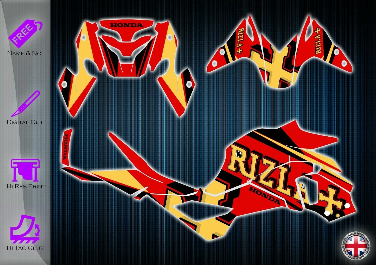 Honda Msx 125 Stickers Msx Graphics Kit Msx Decals Grom - Etsy