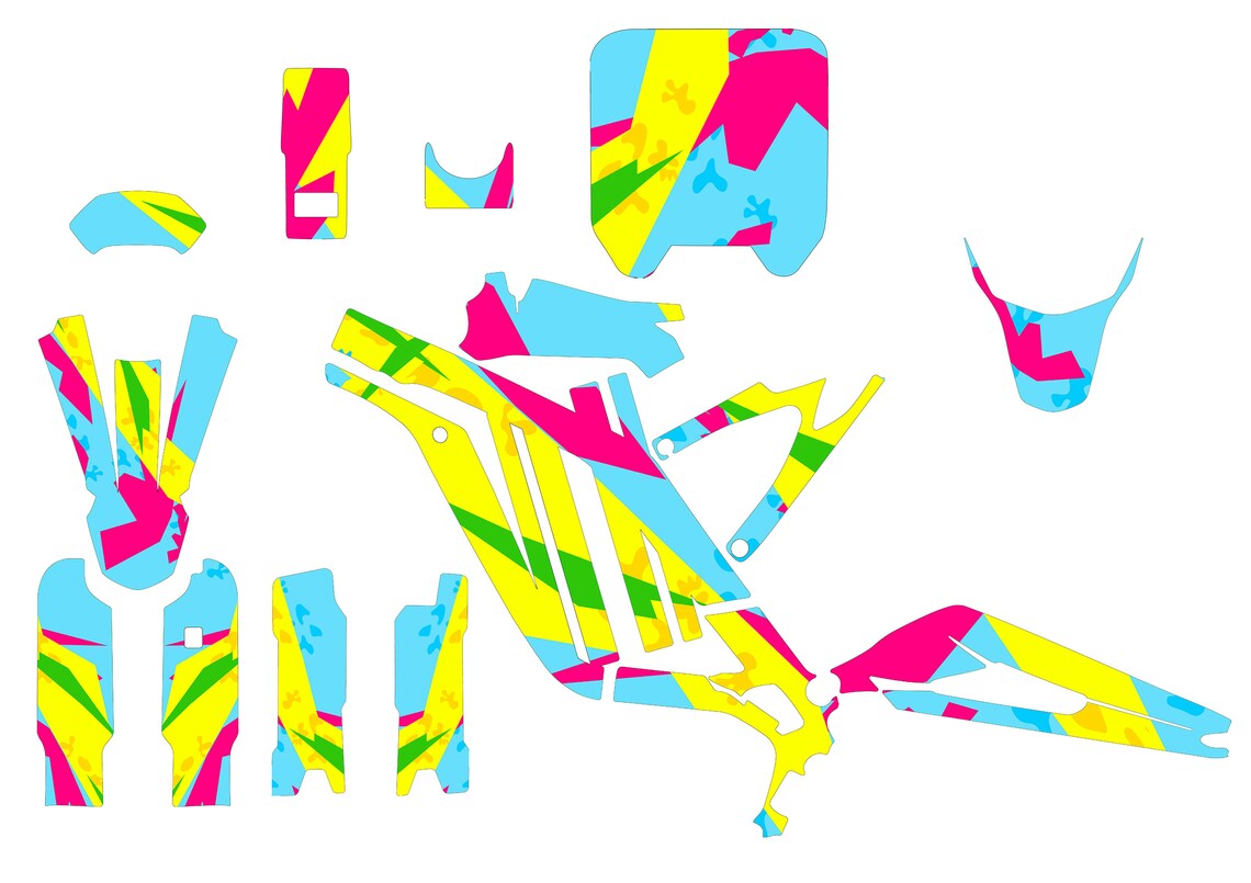 Sur-ron Graphics Kit Sur Ron Sticker Kit Segway Graphics - Etsy