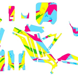 Sur-ron Graphics Kit Sur Ron Sticker Kit Segway Graphics Sur Ron Decals ...