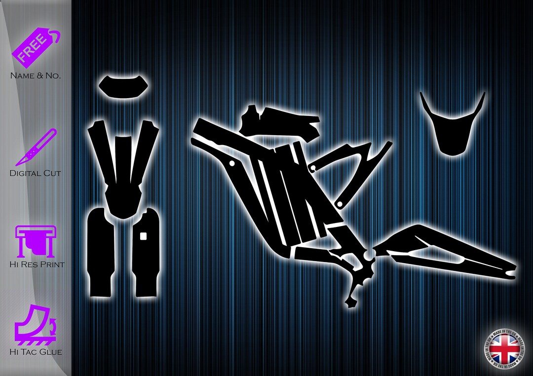 Sur-ron Graphics Kit Sur Ron Sticker Kit Segway Graphics Sur Ron Decals ...