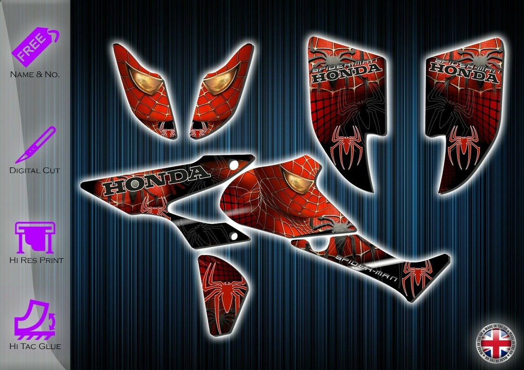 Honda Trx450r Stickers - Graphics Kit - Decals Trx 450 R Atv Graphics ...