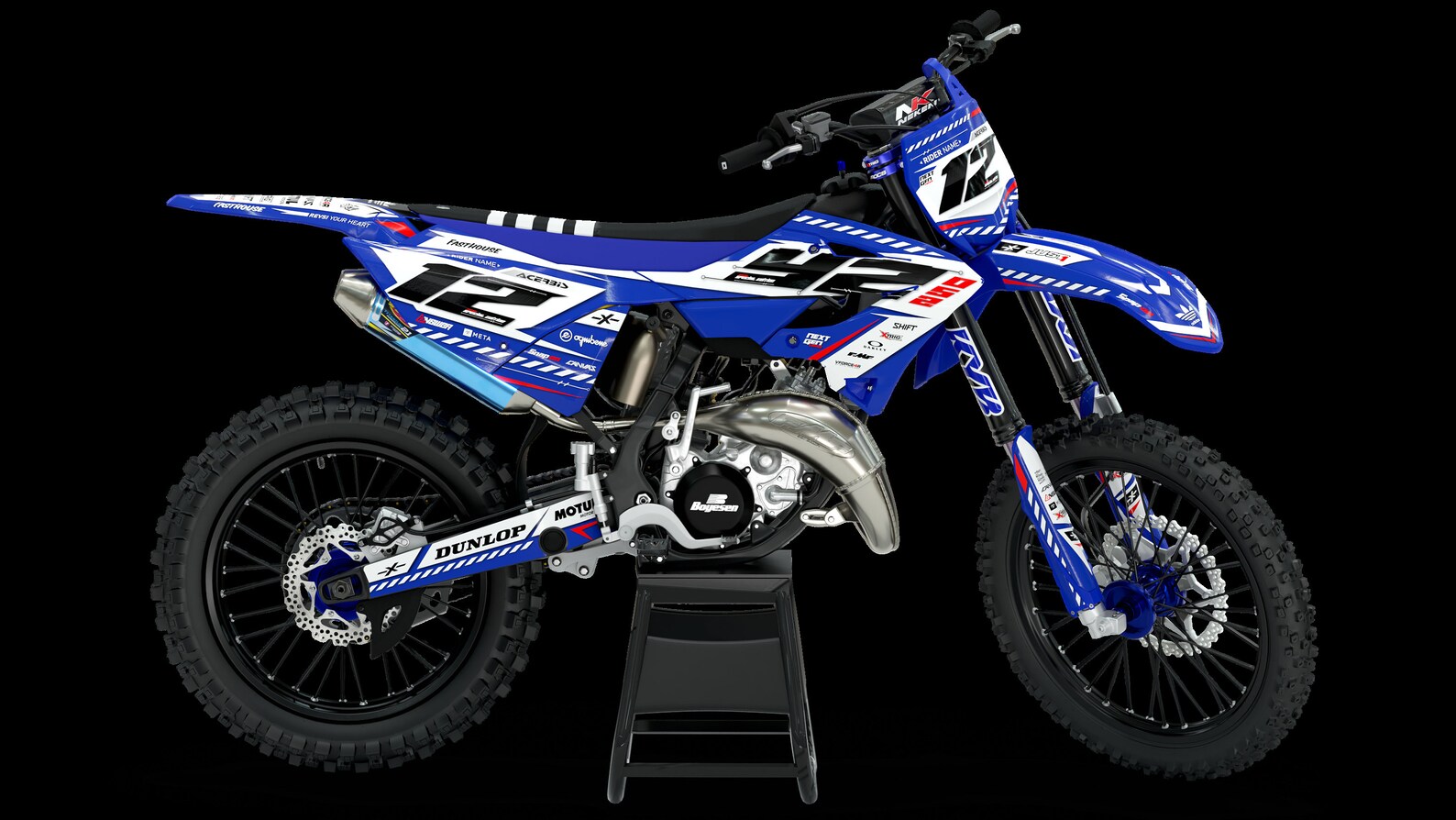 Yamaha YZ125 Sticker Kit Yamaha YZ250 Sticker Kit Yz125 2022 Decals yz ...