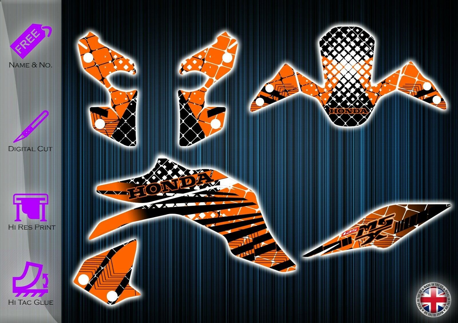 Honda Msx 125 Stickers - Msx Graphics Kit - Msx Decals - Grom Graphics ...
