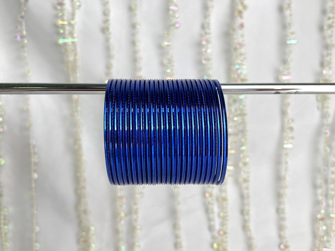 Kids Shiny Royal Blue Bangles - Indian Jewellery - Etsy