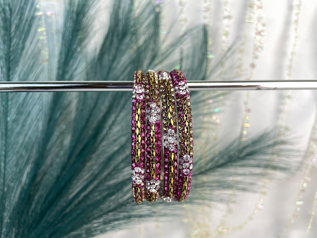 Antique Rani Set of 4 Churi - Indian Jewellery - Etsy UK