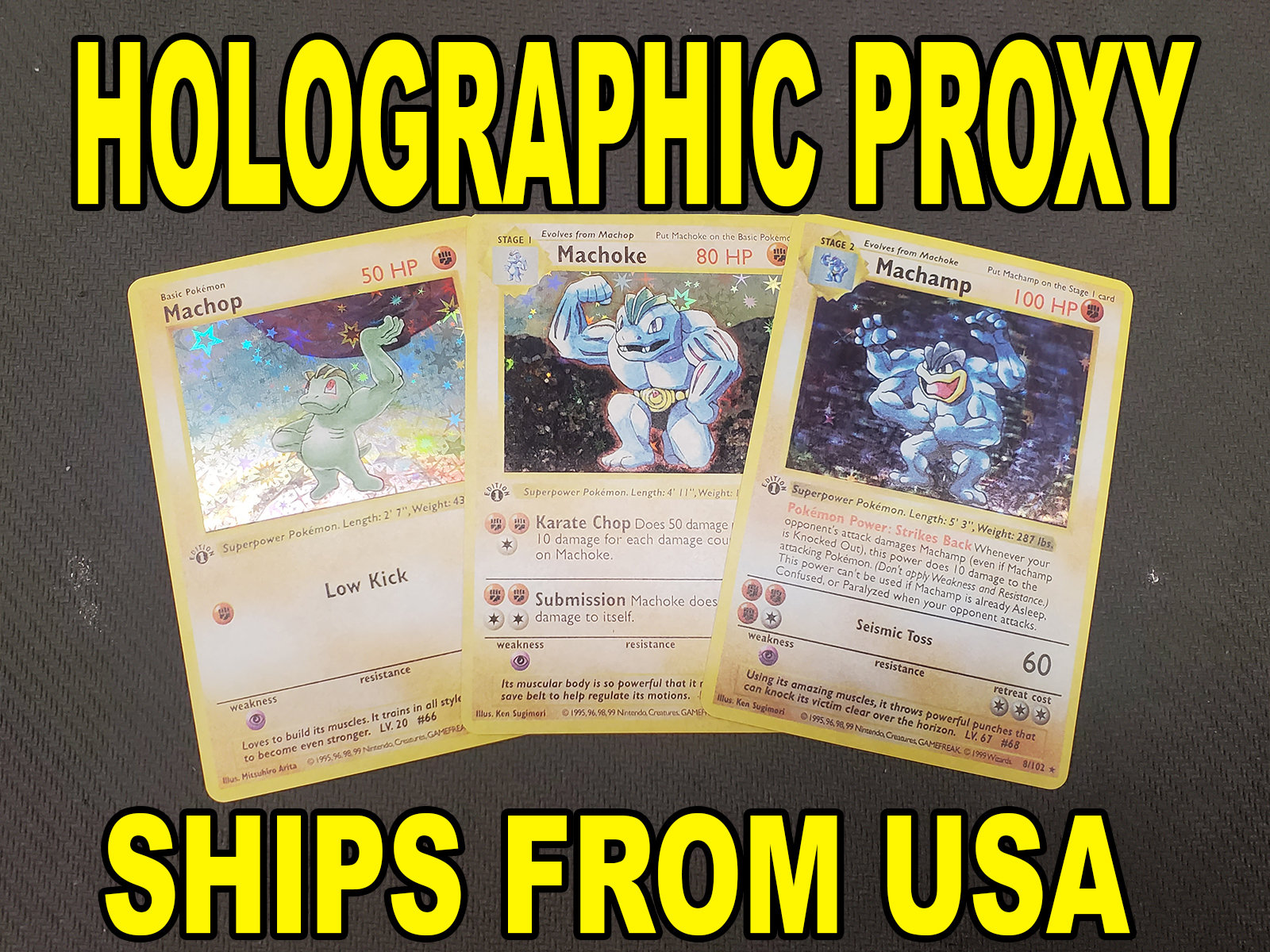 Holographic Machamp Evolution Line 1st Edition Shadowless - Etsy Finland
