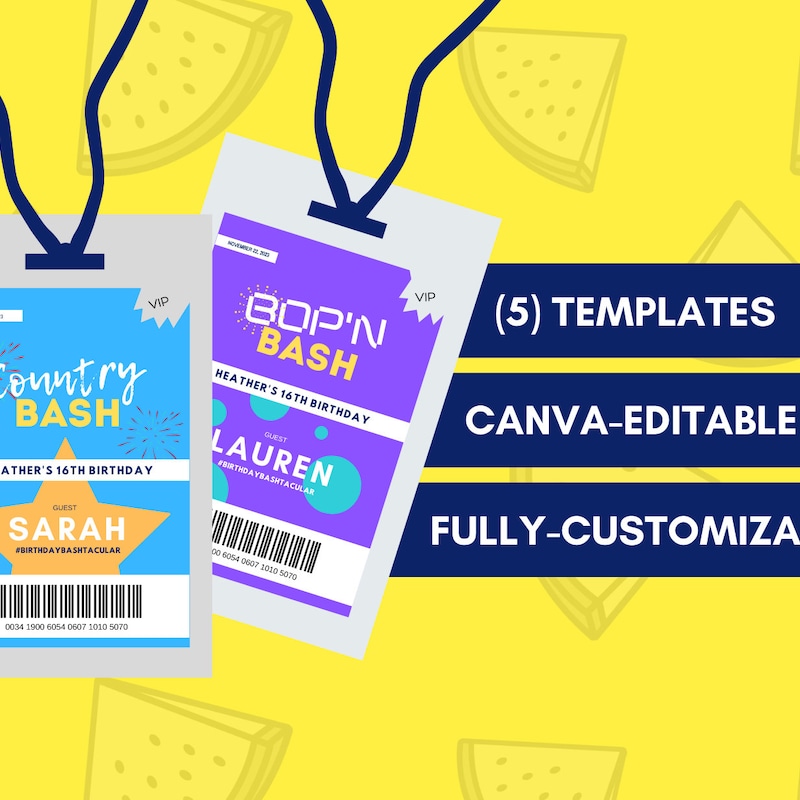 Backstage Passes - Etsy