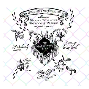 Marauders Map - Etsy