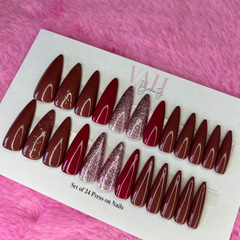 Fake Nails Set - Etsy