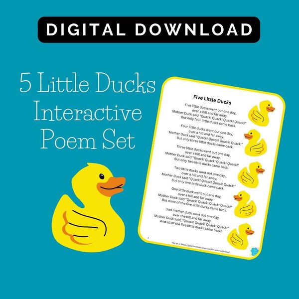 Little Ducks Activity - Etsy