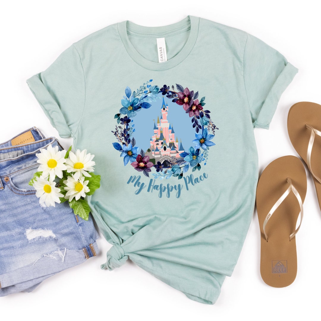 Disneyland Paris My Happy Place T-shirt DLP Shirt Disney - Etsy