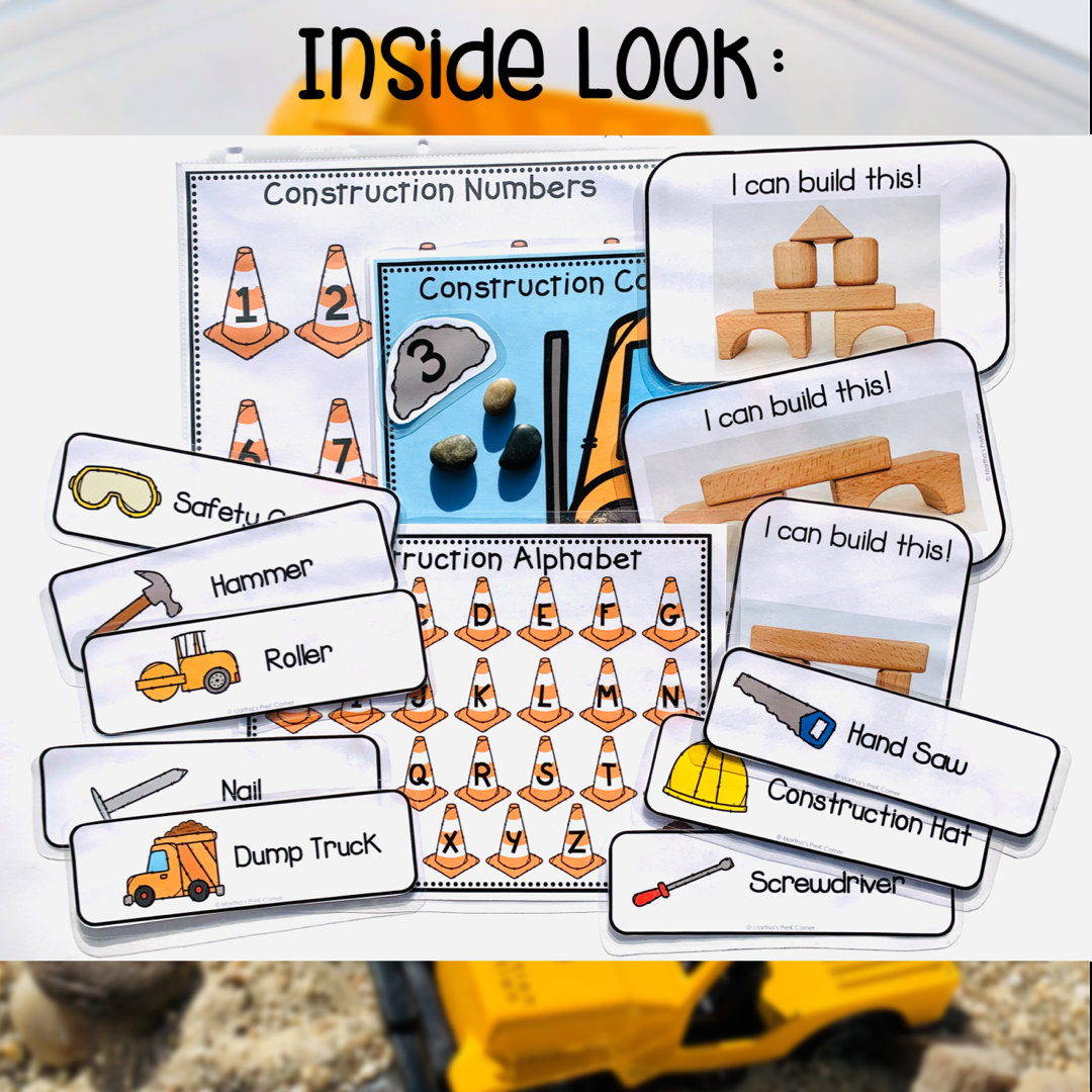 Construction Preschool Lesson Plan - Etsy