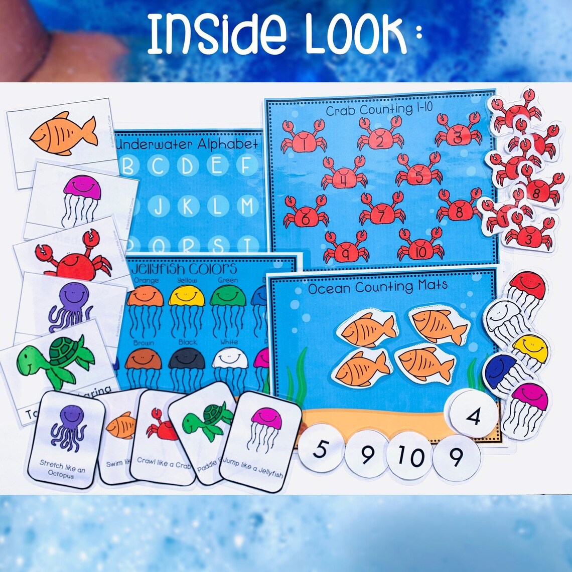 Ocean Animals Preschool Lesson Plan - Etsy