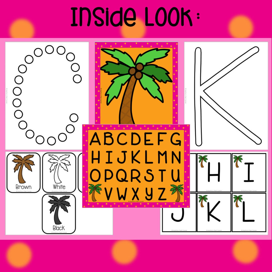 Chicka Chicka Boom Boom Preschool Lesson Plan - Etsy