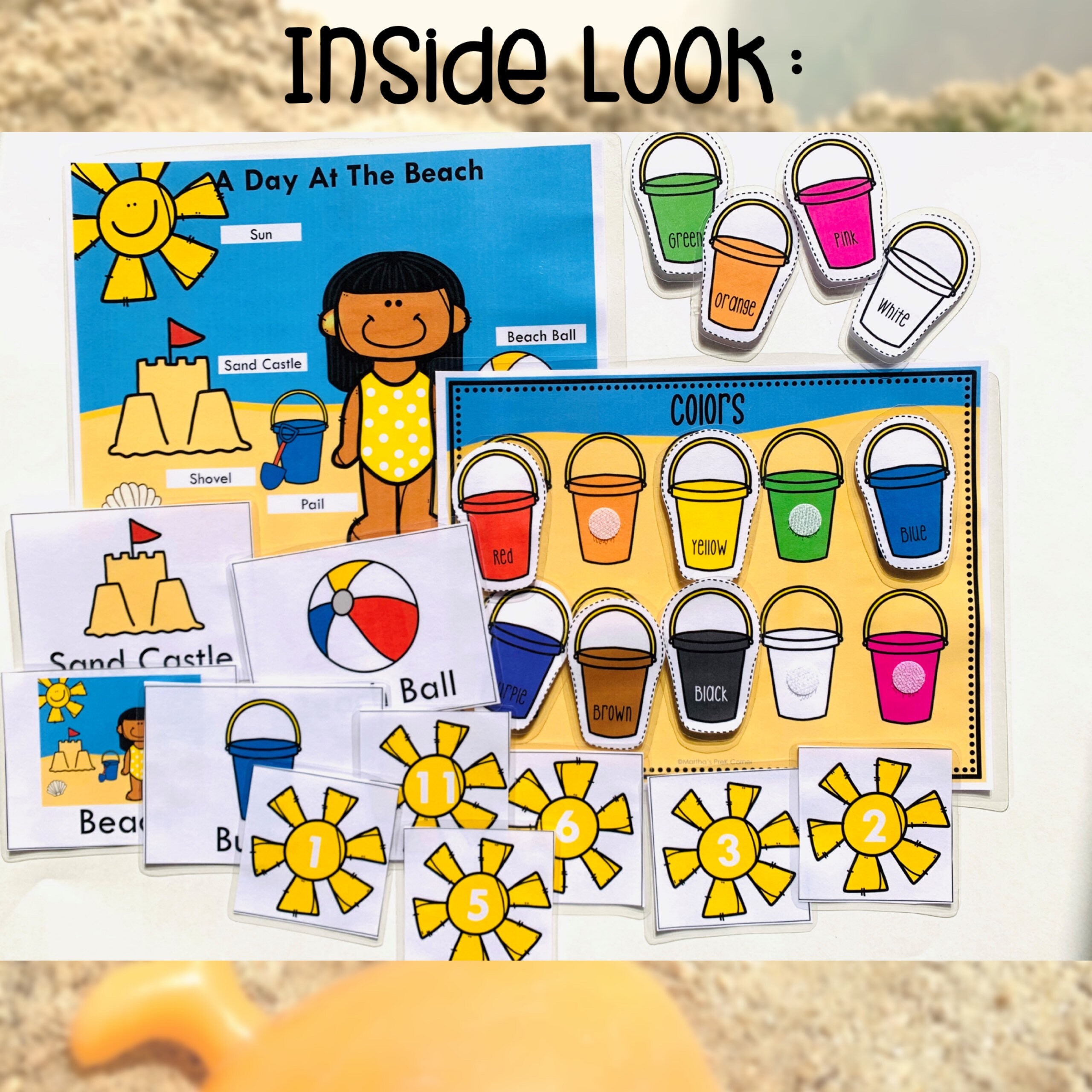 Preschool Lesson Plan: A Day at the Beach - Etsy