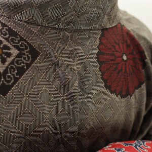 Antique Mud Dye 'doro Oshima Tsumugi' Kimono Silk Traditional Kimono ...