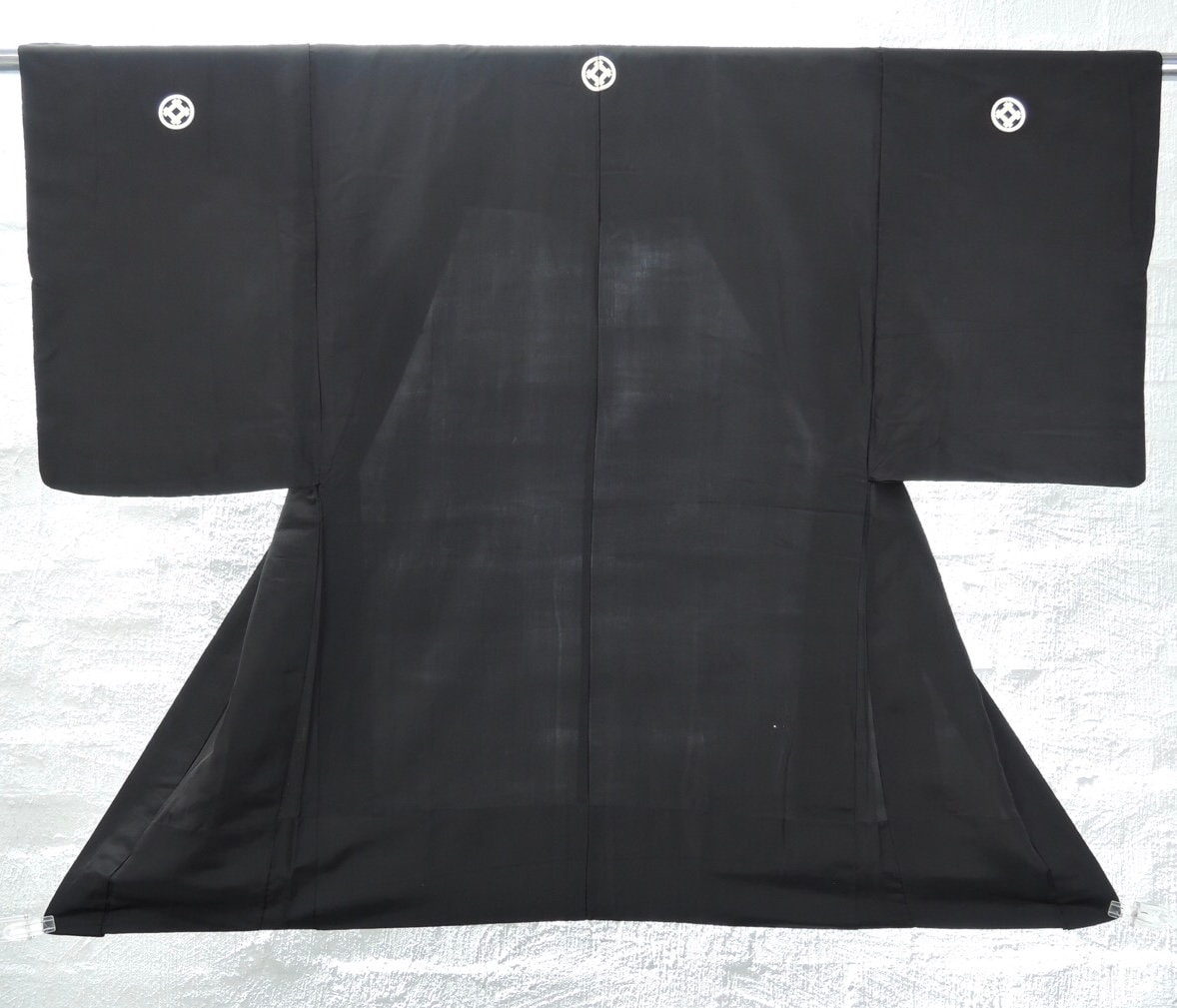 1930's Antique Hitoe Men's Formal Haori Kimono Jacket, IZUTSU Crest ...