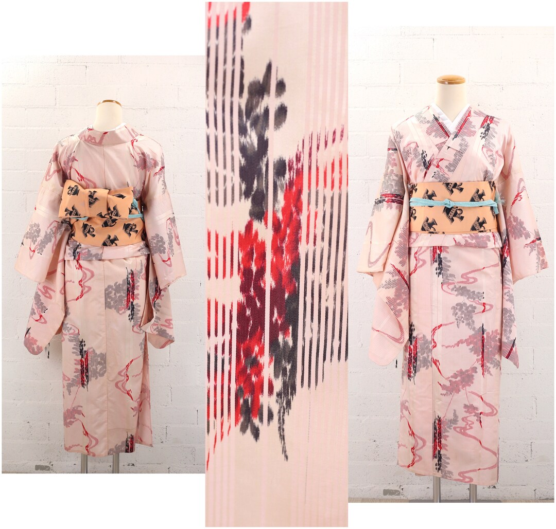 1930's Antique Hitoe Summer Kimono Silk Traditional Kimono Kimono ...