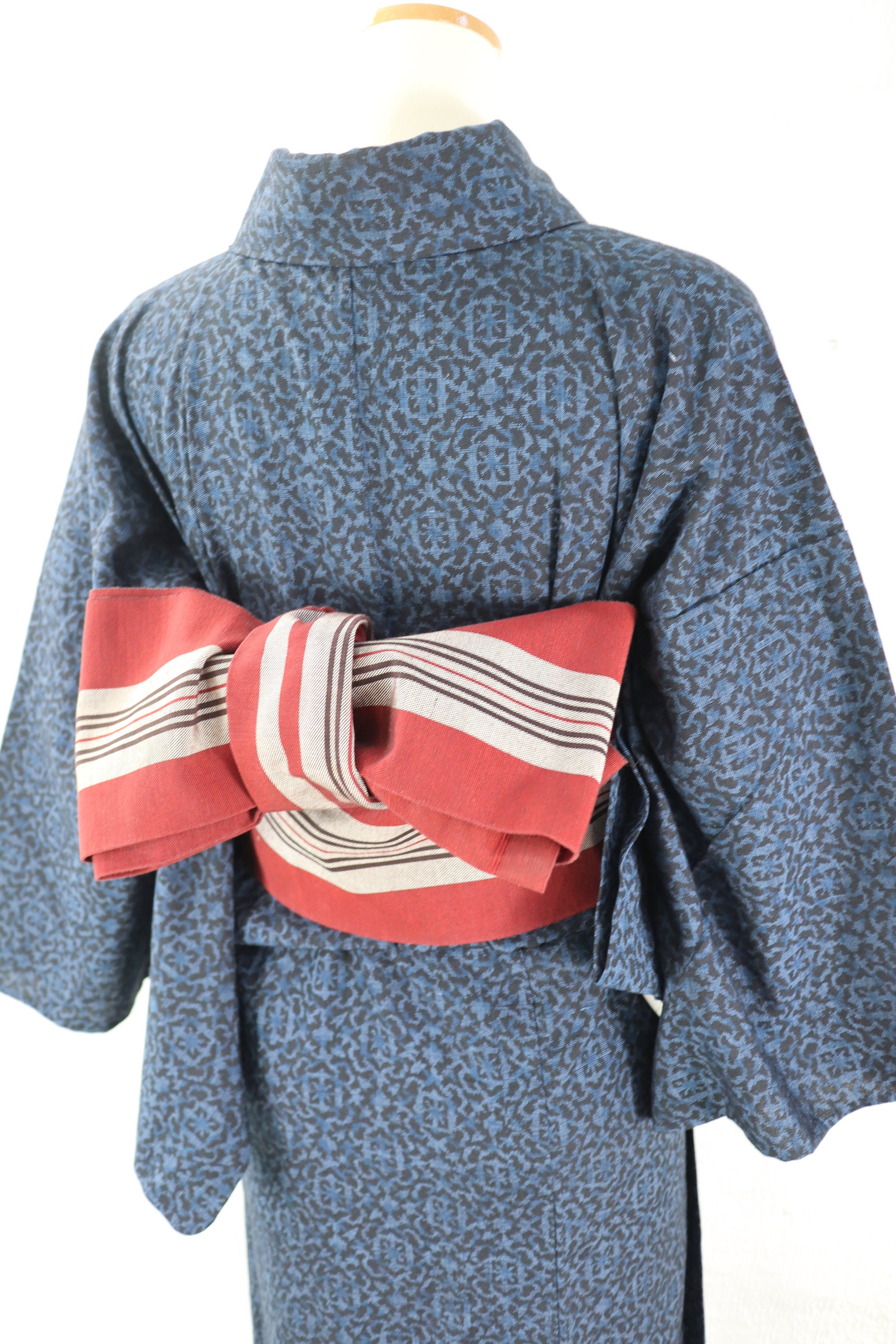 Vintage Hitoe Kimono Tumugi Oriental Design Silk - Etsy