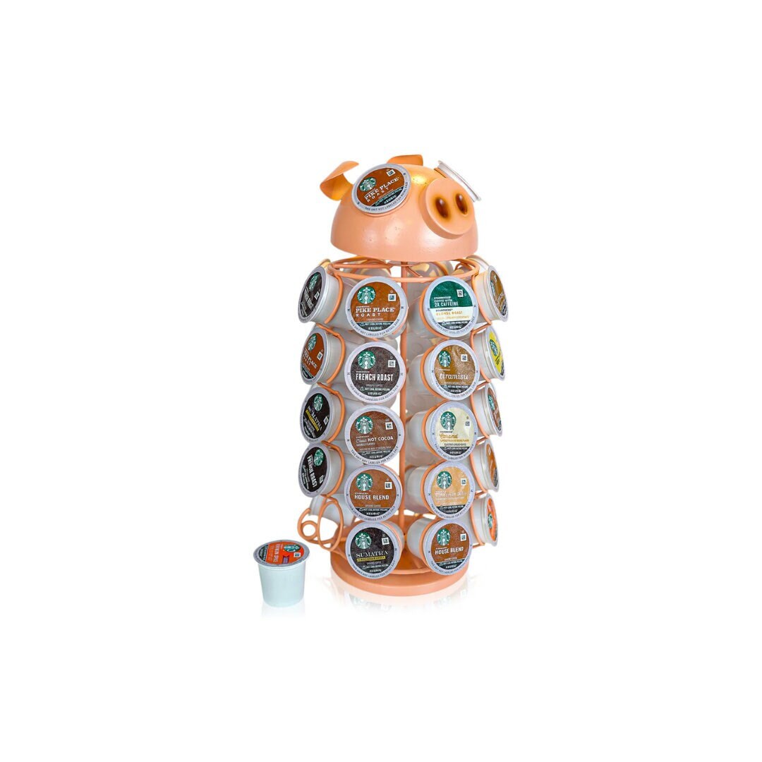 Coffee K-cup Holder PIG Storage Large Organizer 16" Tall Gifts for ...