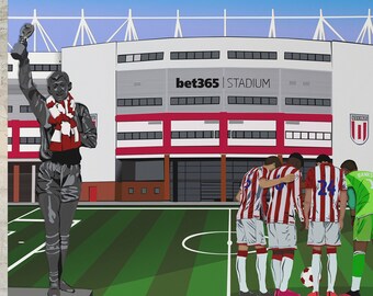 Stoke City Poster - Etsy UK