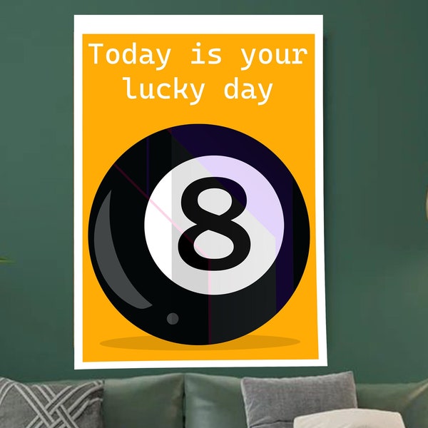 Stussy 8 Ball Poster - Etsy