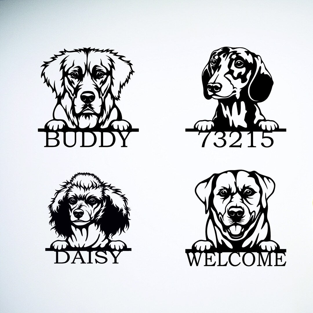 Custom Dog Sign Custom Pet Sign Dog Name Sign Personalized - Etsy