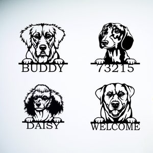 Custom Dog Sign Custom Pet Sign Dog Name Sign Personalized - Etsy