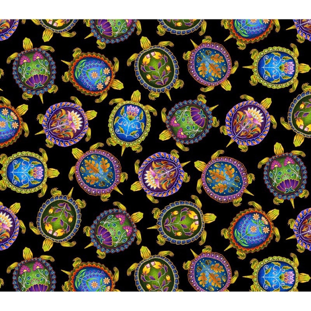 Indigenous Turtles - Sold by the Yard - Etsy