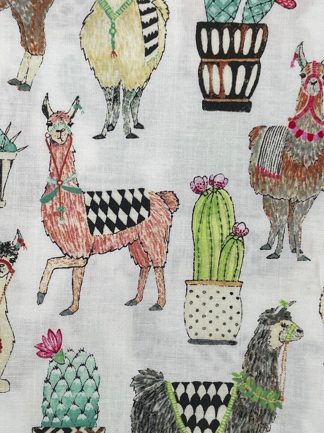 Lovely Llamas by Michael Miller Fabrics in Basic 100% Cotton - Etsy