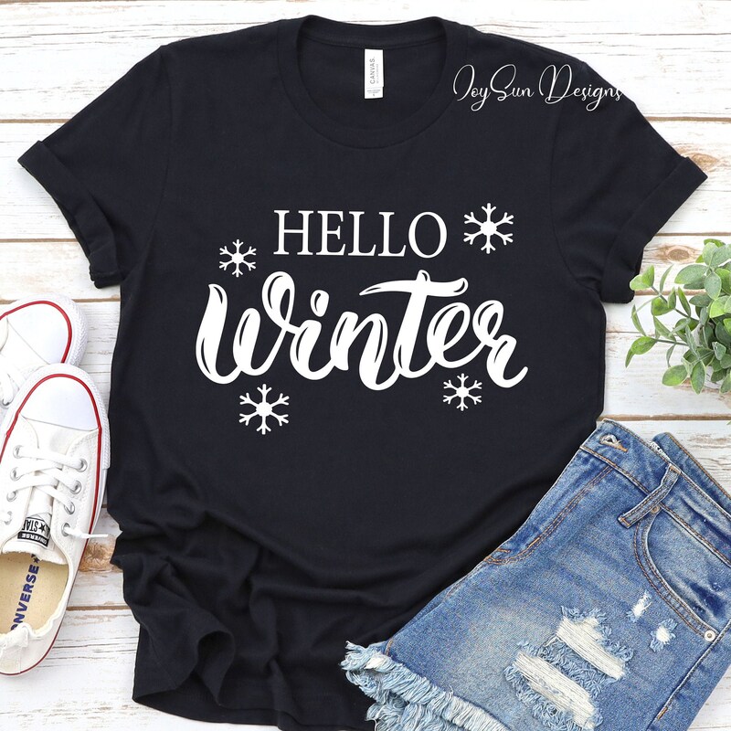 Winter Tshirt - Etsy