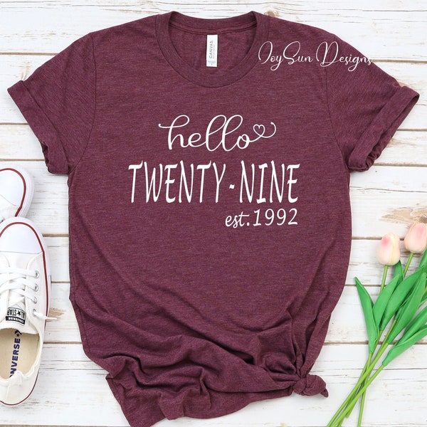 Buy Hello 29 Birthday Online In India - Etsy India