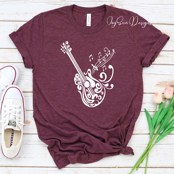 Guitar T Shirt - Etsy