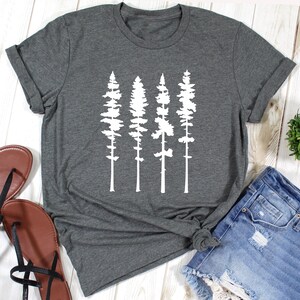 Trees Tees, Pine Tree Shirts, Pine Trees Shirt, Hiking T Shirt ...