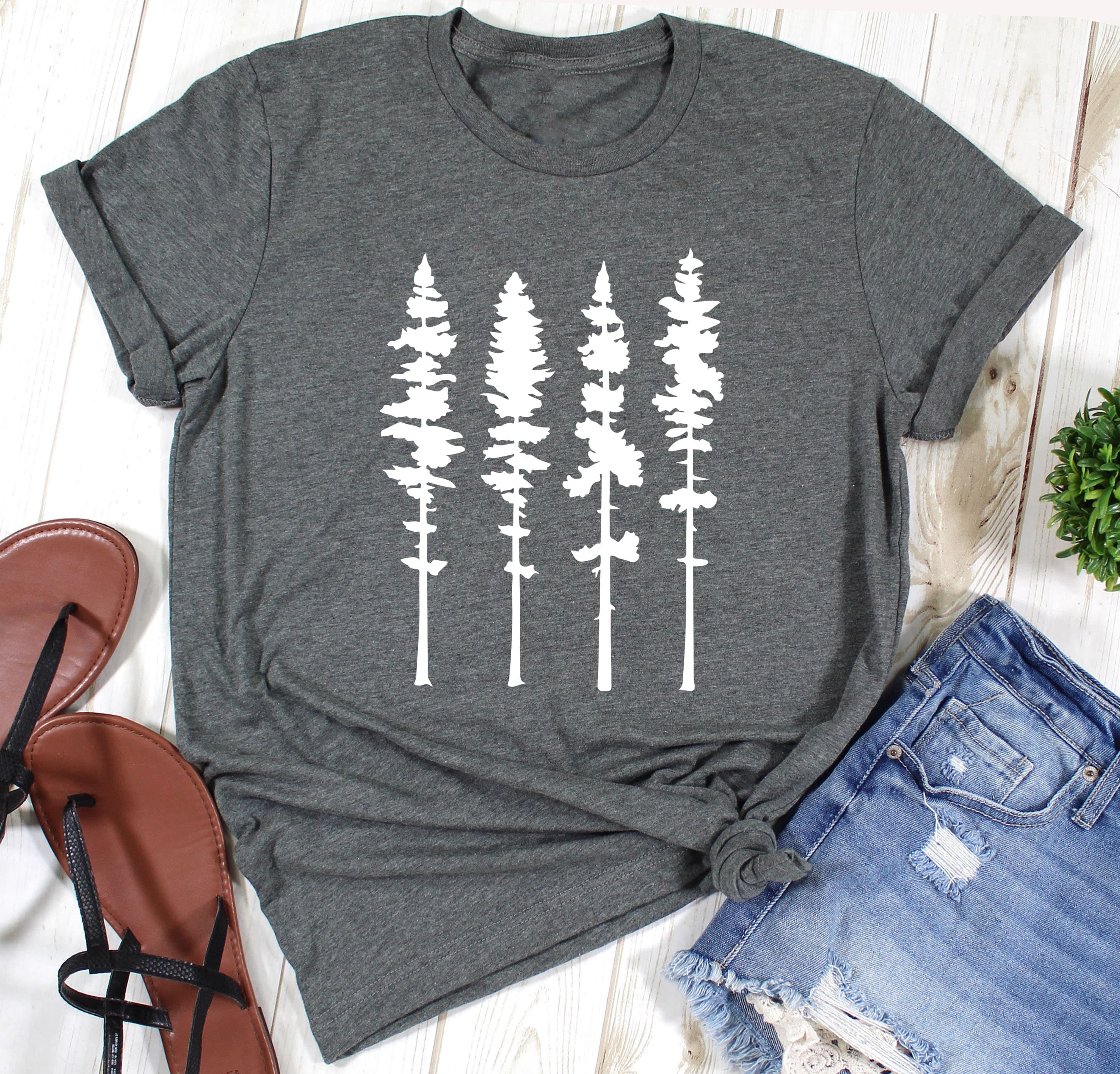 Trees Tees, Pine Tree Shirts, Pine Trees Shirt, Hiking T Shirt ...