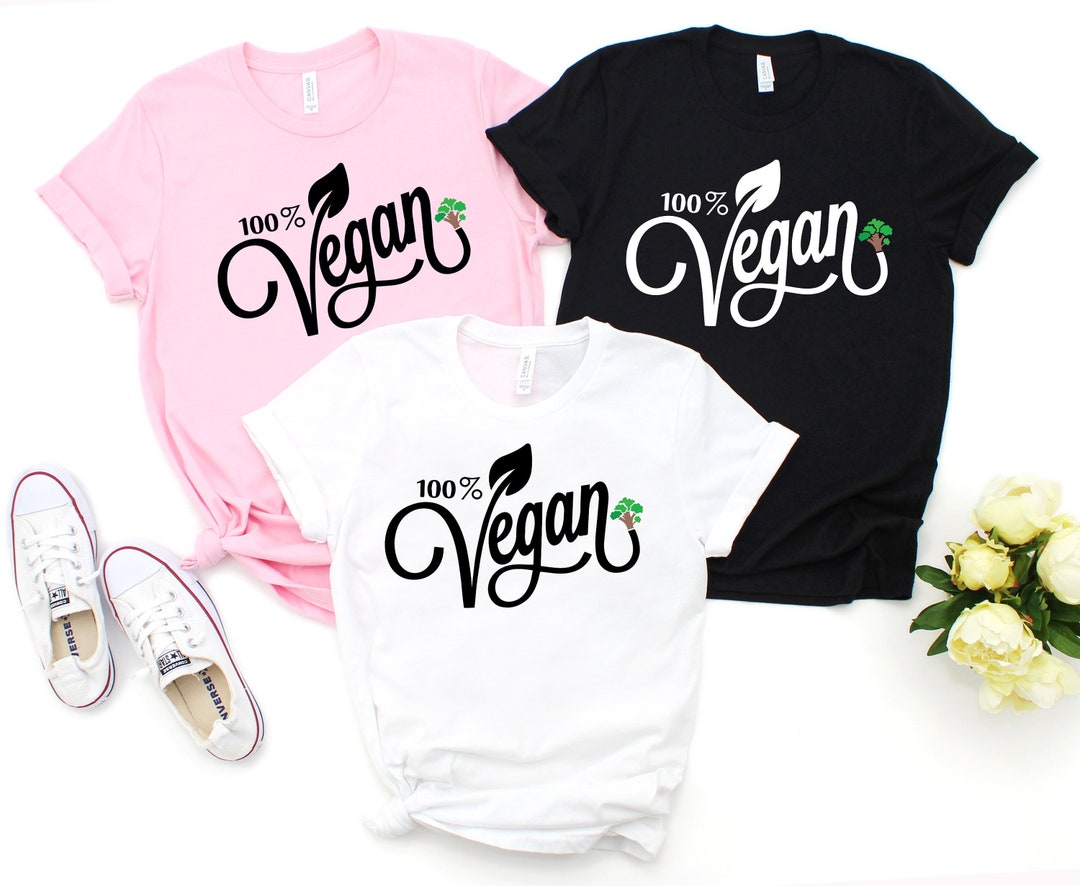 Vegan T-shirt, Vegan Gift Shirt, Vegan AF Tee, Funny Vegan Shirts ...