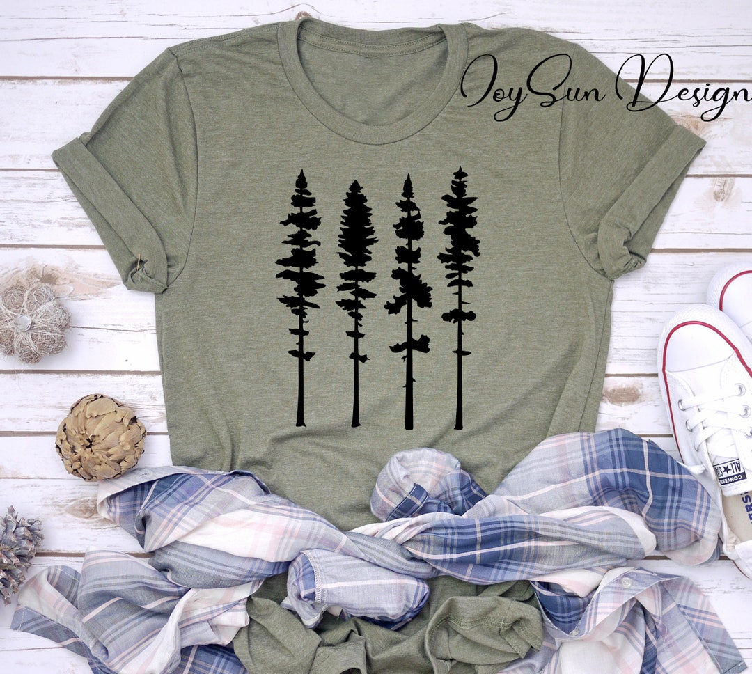Trees Tees, Pine Tree Shirts, Pine Trees Shirt, Hiking T Shirt ...