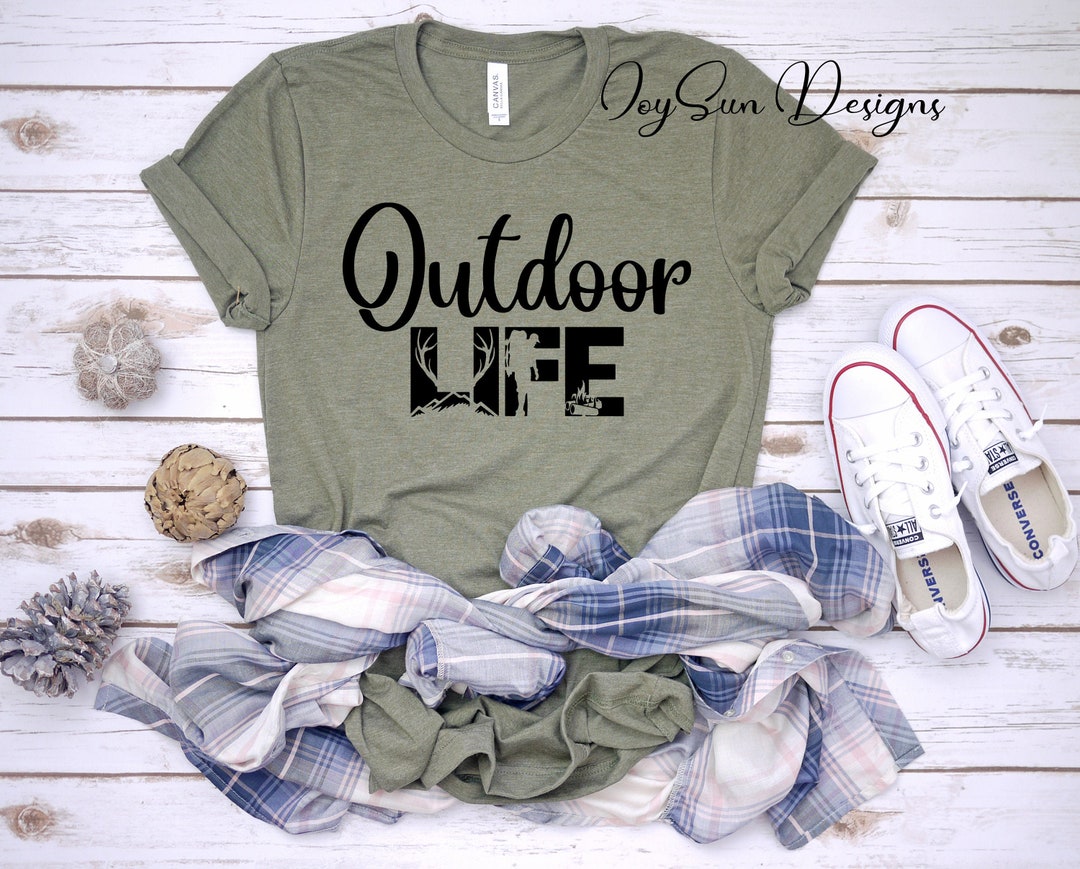 Outdoor Life Shirt, Camping Shirt, Travel Shirt, Hiking Shirt, Nature ...