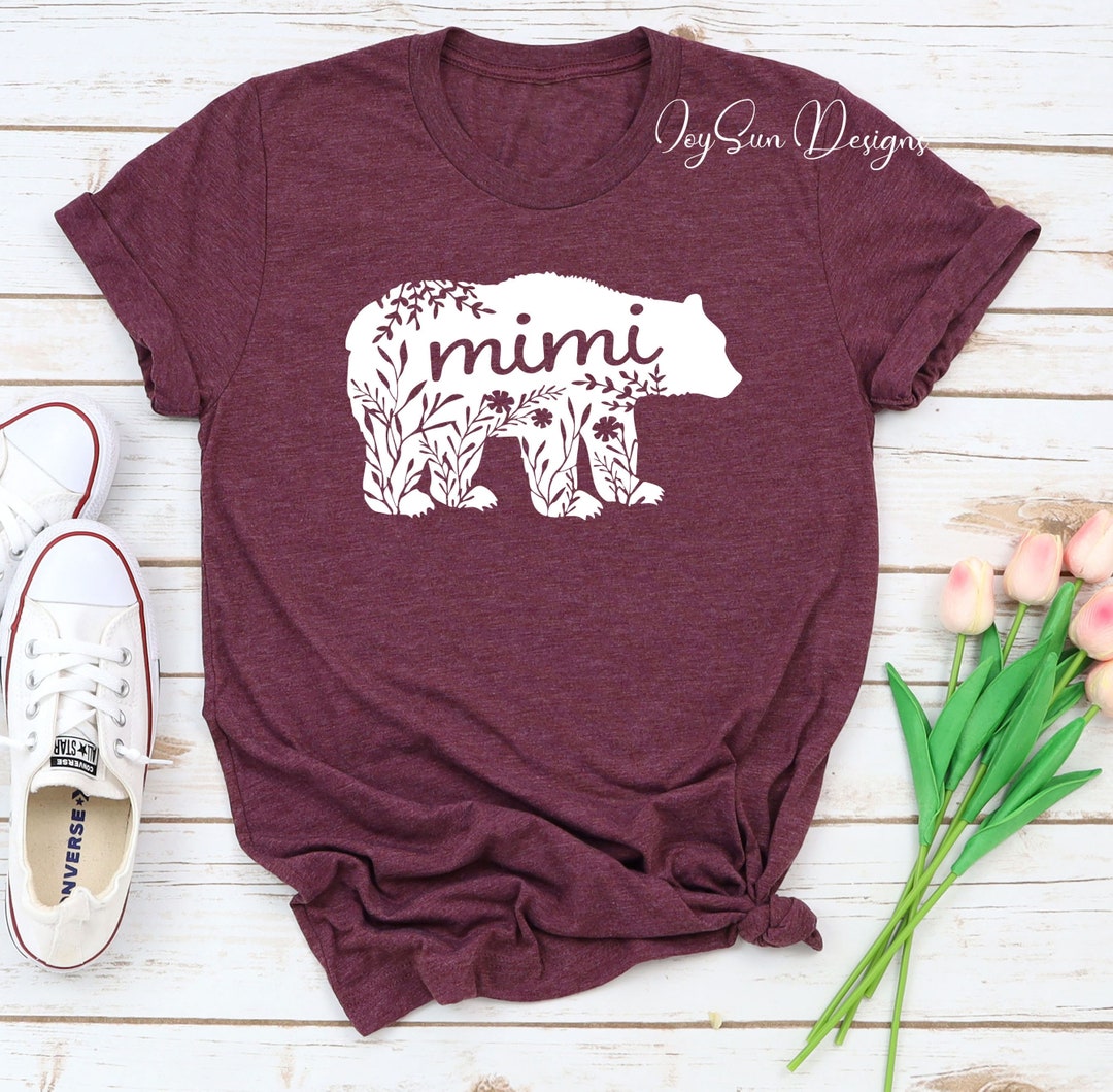 Mimi Bear Shirt. Mimi Shirt, Blessed Mimi Shirt. Personalized Mimi Gift ...