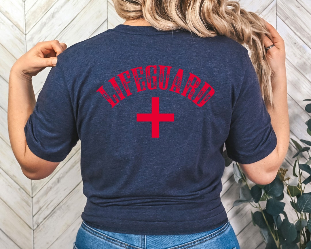 Lifeguard Shirt,certified Lifeguard Tshirt,red Cross Lifeguard Shirt ...