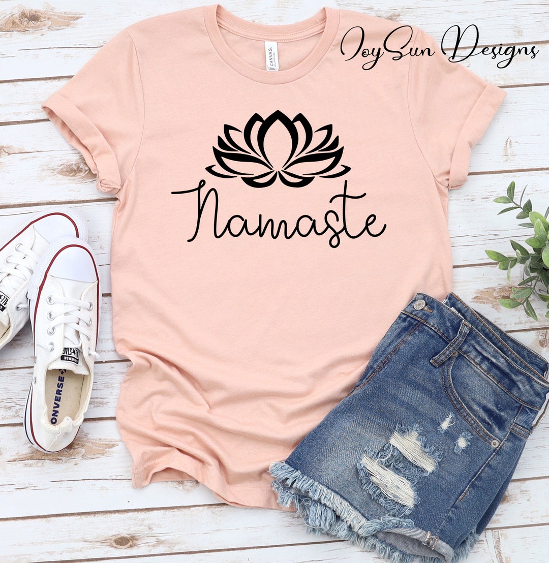 Namaste Shirts - Workout Shirt - Funny Yoga Shirt - Meditation Shirt ...